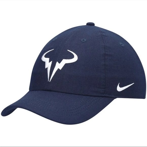 Nike | Accessories | Nike Rafa Nadal Aerobill Blue Tennis Hat Cap Bull ...